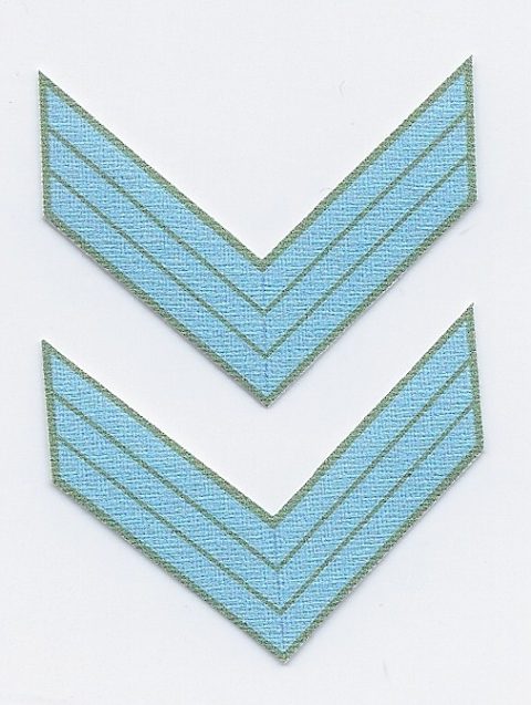 1:6 scale CSA Infantry Rank Chevron Set 02: Sergeant | ONE SIXTH SCALE ...