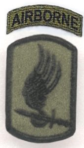 1:6 scale US Army 173rd Airborne Division Patch & Flash: Subdued | ONE ...