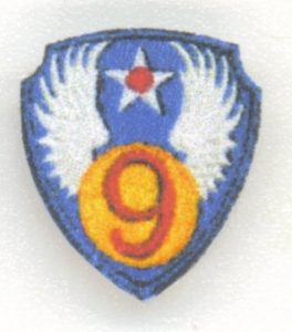 1:6 scale WWII USAAF 9th AF Patch | ONE SIXTH SCALE KING!
