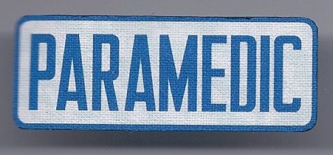 1:6 scale Generic Paramedic Back Patch: Blue & White | ONE SIXTH SCALE ...