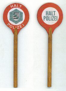 1:6 scale WWII German Hand-Held Police Stop Sign | ONE SIXTH SCALE KING!