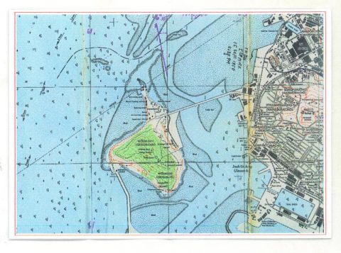 1:6 scale US Army Map of Inchon Harbor | ONE SIXTH SCALE KING!