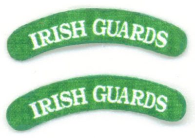 1:6 scale WWII British “Irish Guards” Shoulder Rocker Patch Set | ONE ...