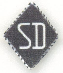 1:6 scale WWII German SS Diamond “SD” Sleeve Patch: Officer | ONE SIXTH ...
