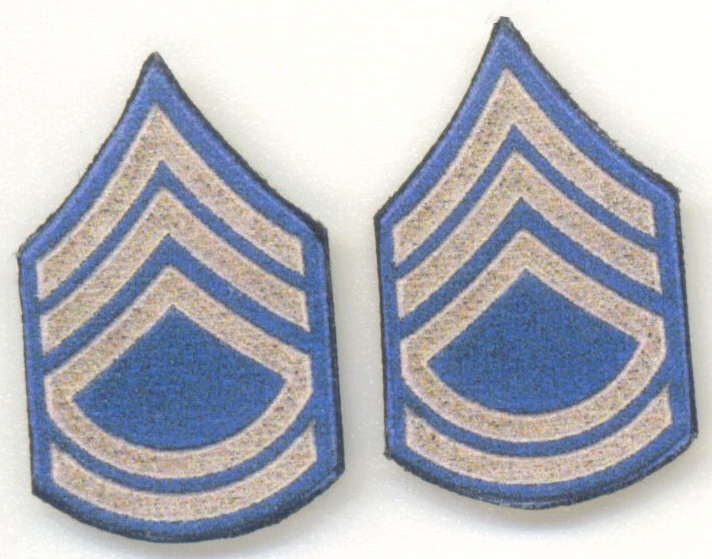 1 6 Scale WWII US Army Chevron Set Rayon E6 Tech Sergeant ONE SIXTH 1 6 Scale WWII US Army Chevron Set Rayon E6 Tech Sergeant ONE SIXTH